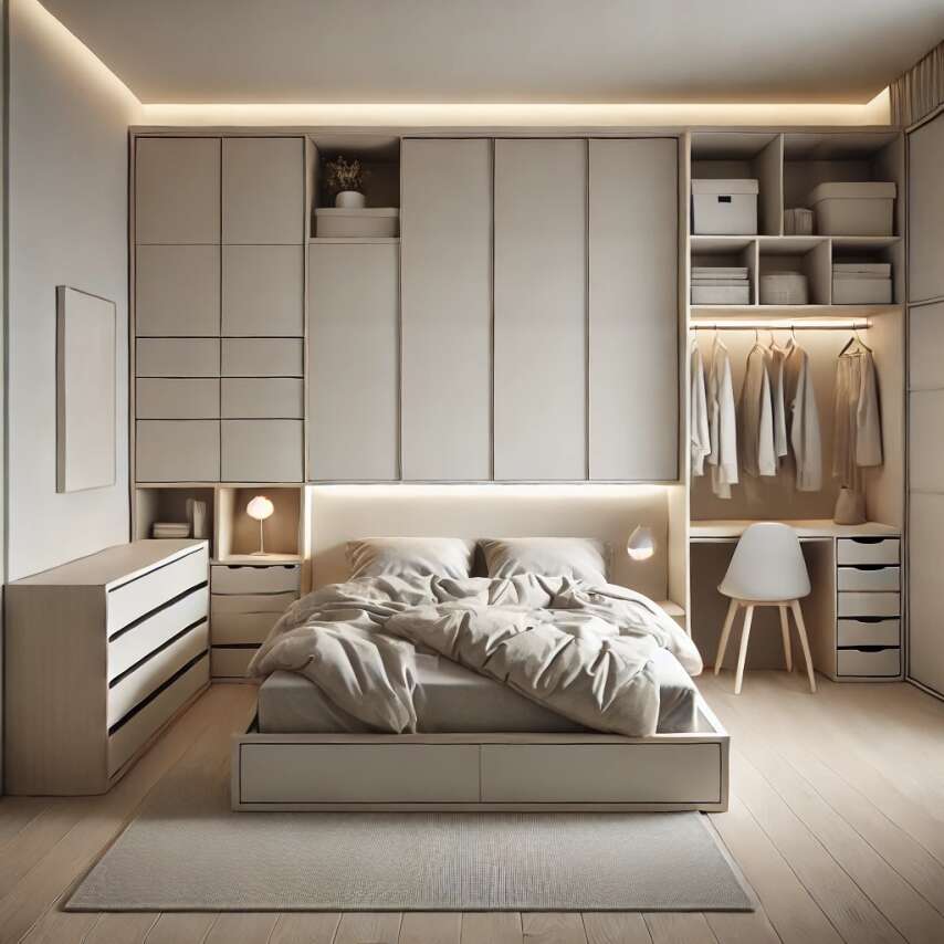 15 Inspirasi Desain Kamar Tidur Simple Minimalis dan Estetik